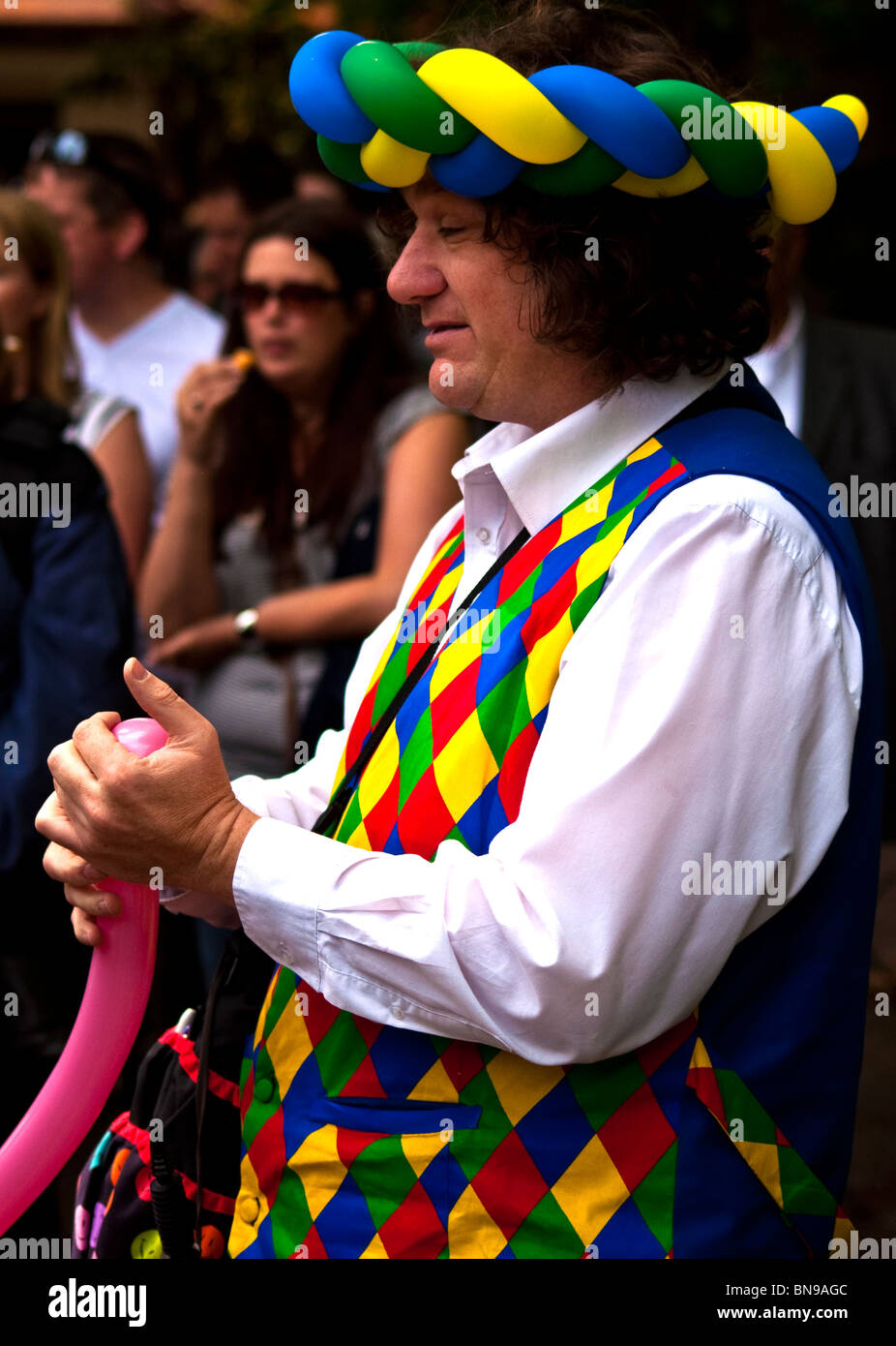 Jester balloon hi-res stock photography and images - Alamy