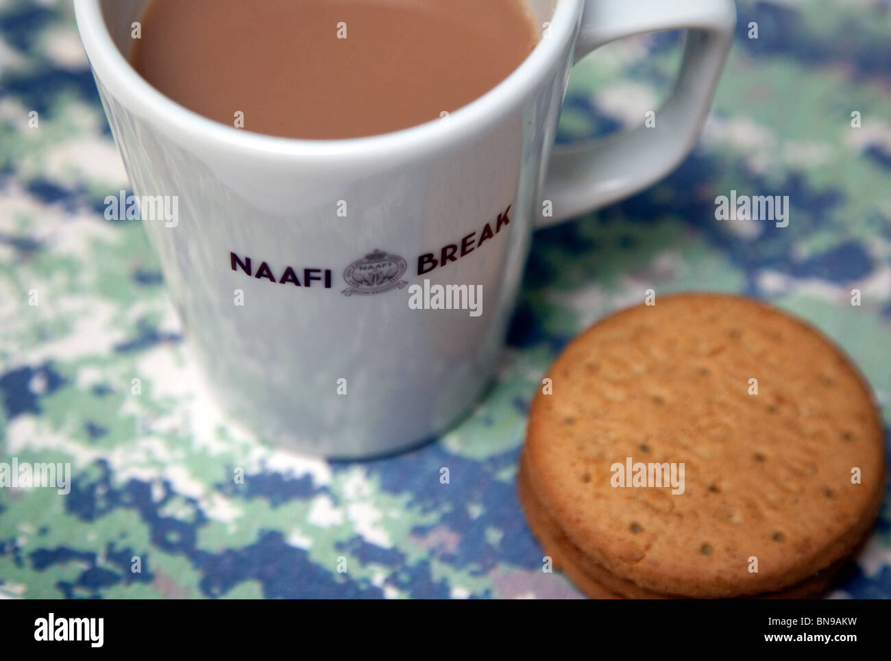 Naafi Break tea sold to raise money for Help for Heroes fund Stock ...