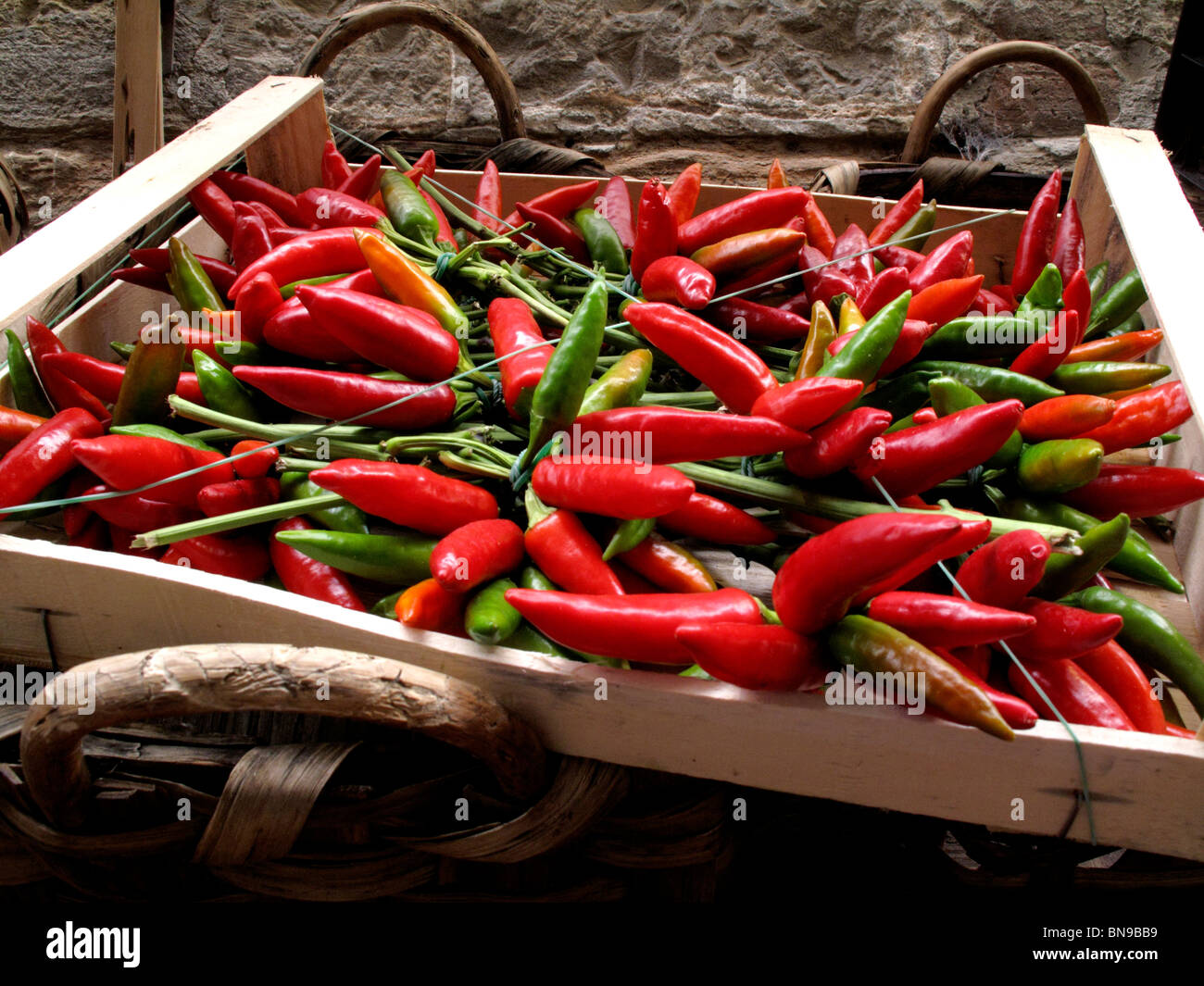 Chilli display chili pepper hi-res stock photography and images - Alamy