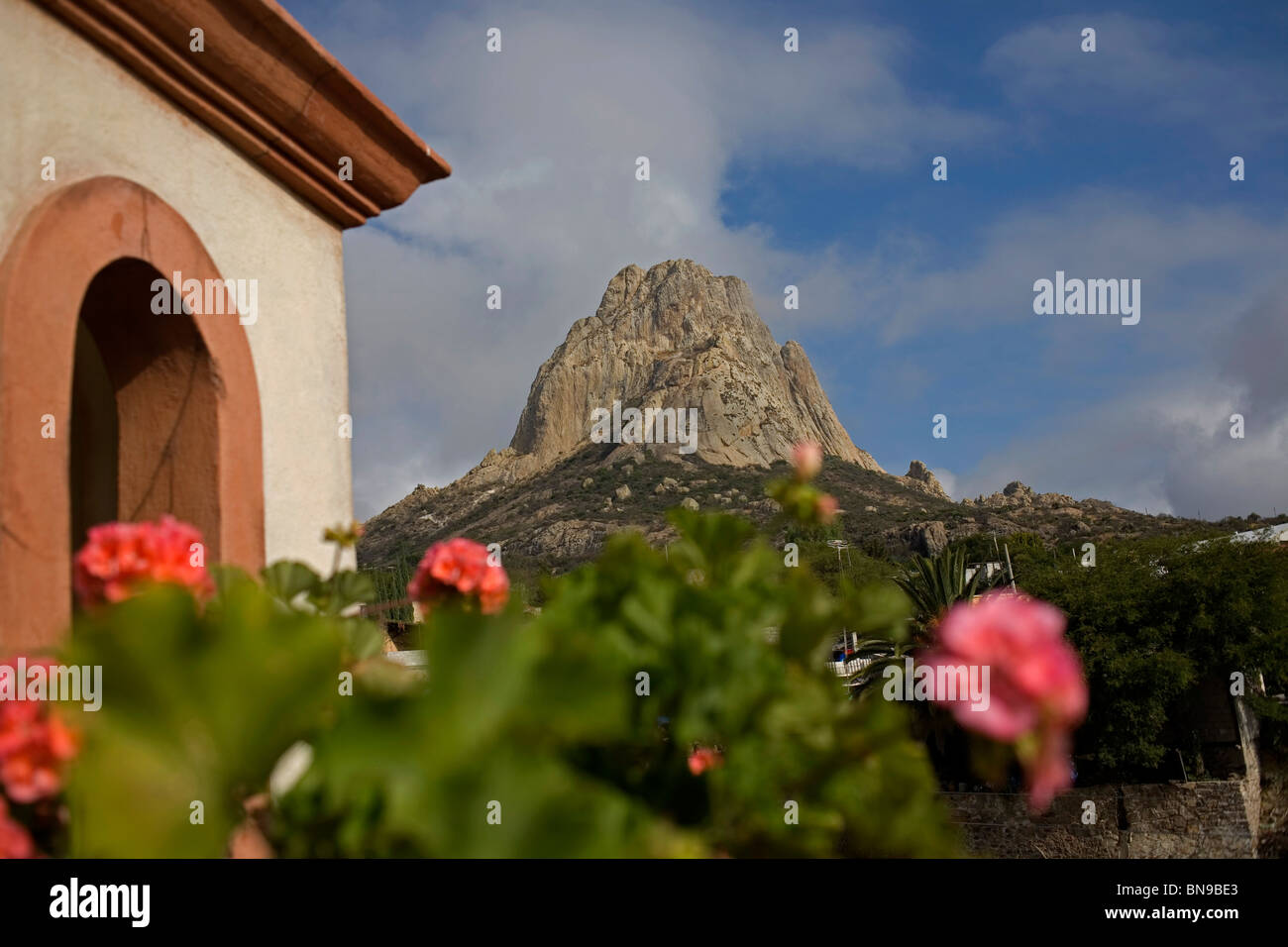 The Peña de Bernal, Queretaro, Mexico, March 21, 2009 Stock Photo - Alamy