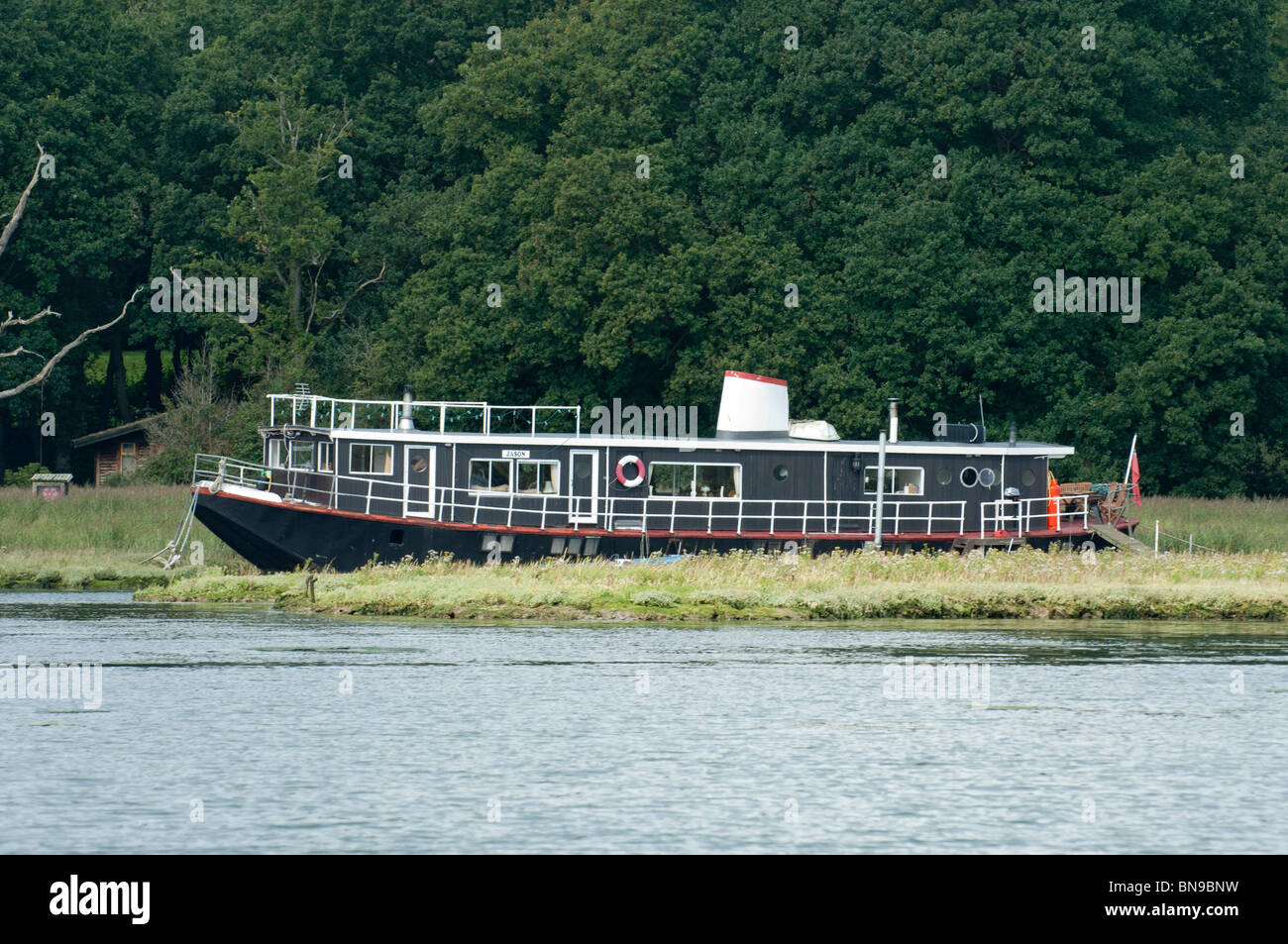 House Boat on the River Hamble. United Kingdom Stock Photo - Alamy