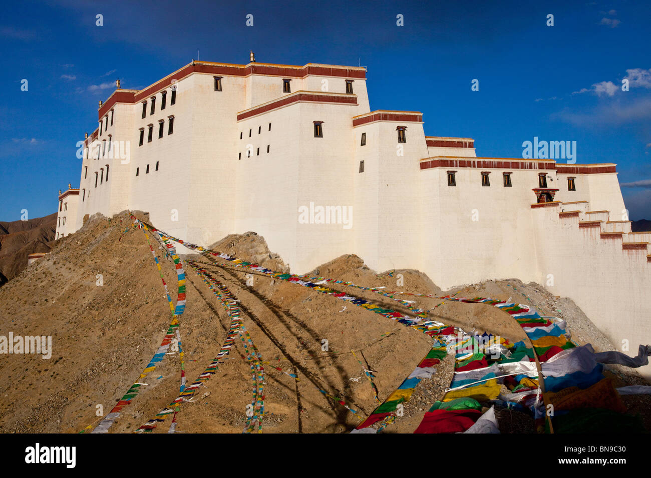 Shigatse Dzong in Shigatse, Tibet Stock Photo - Alamy