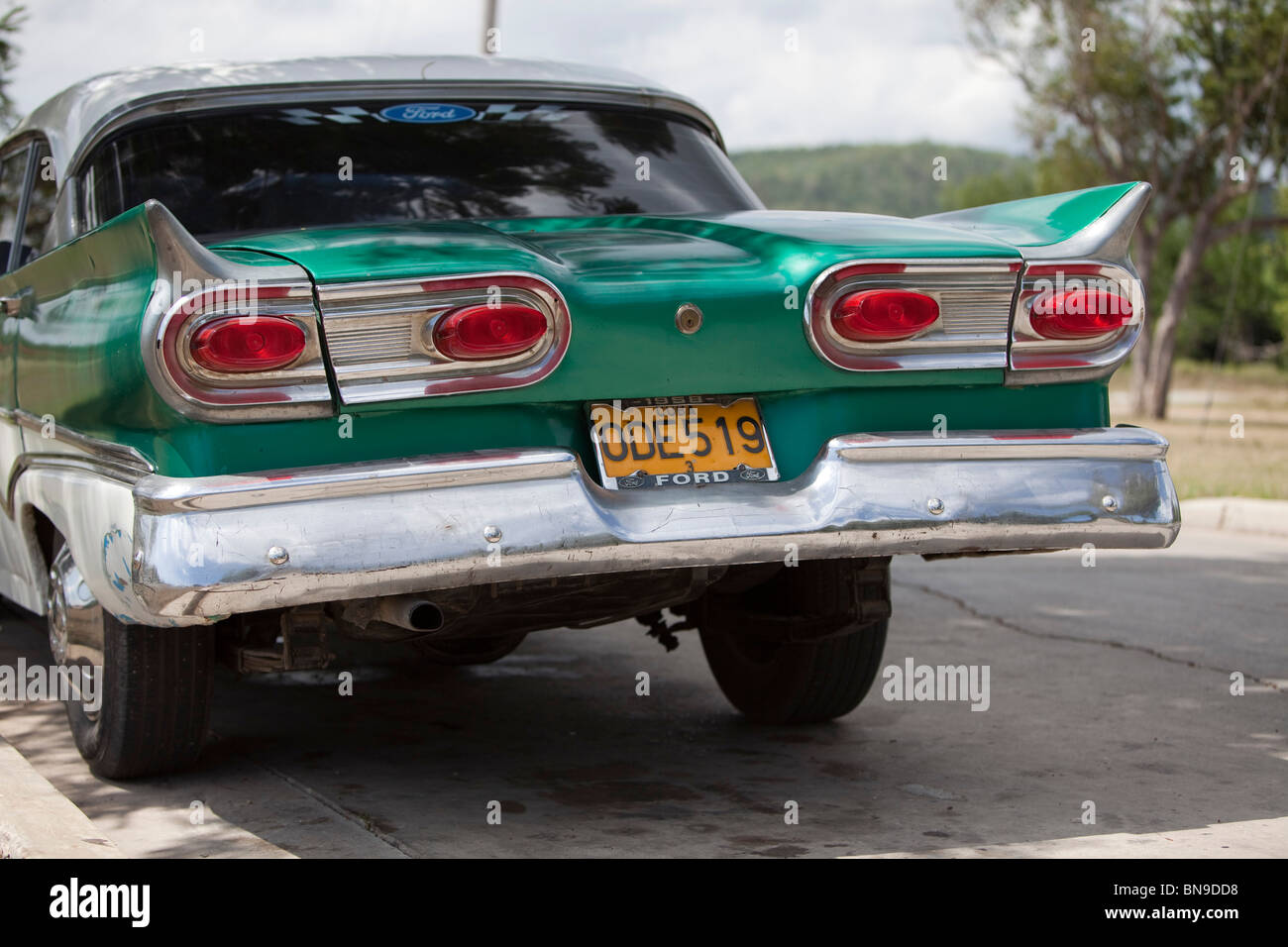 classic 1958 ford in cuba Stock Photo - Alamy