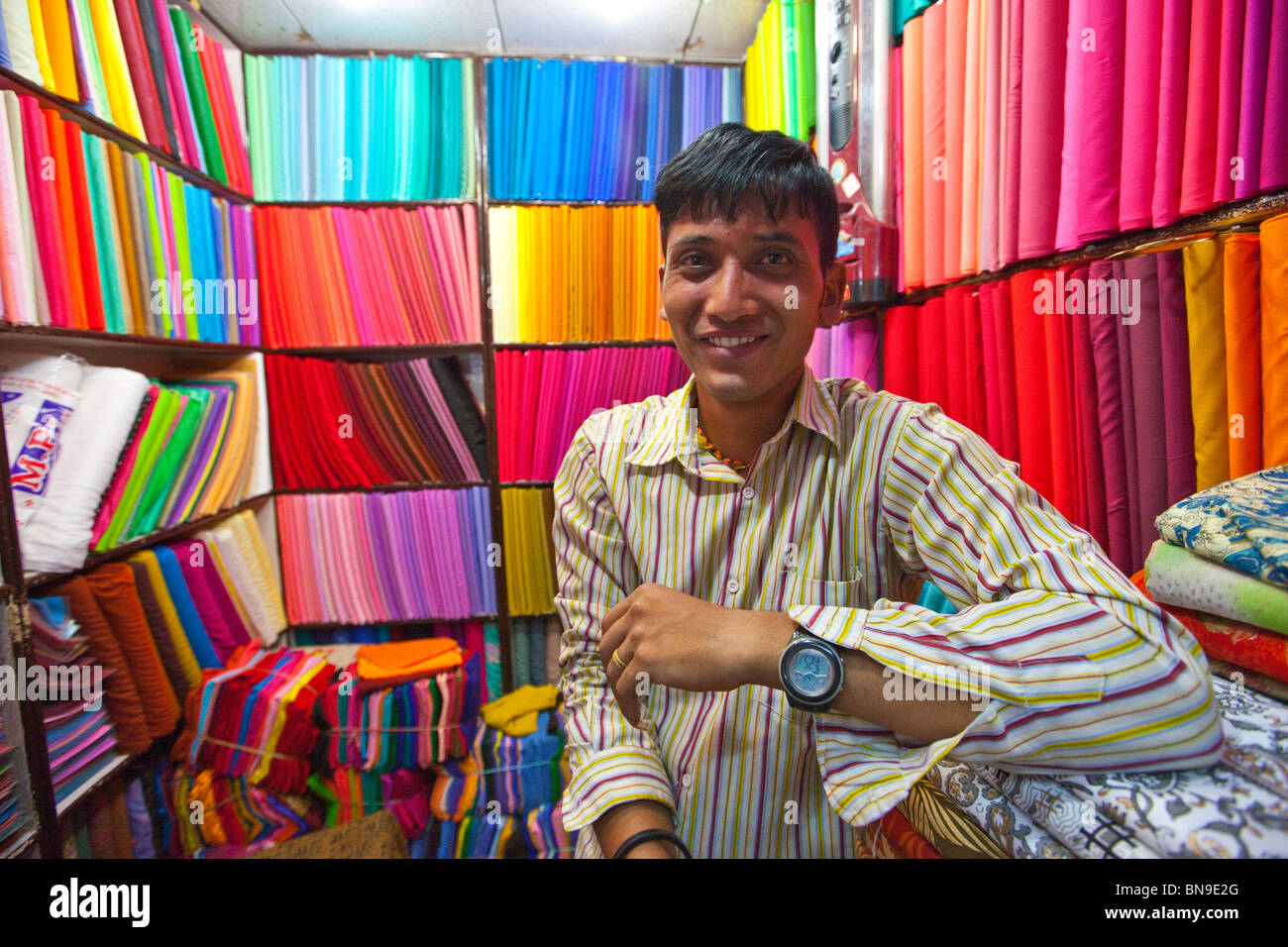 Nepal textile hi-res stock photography and images - Alamy