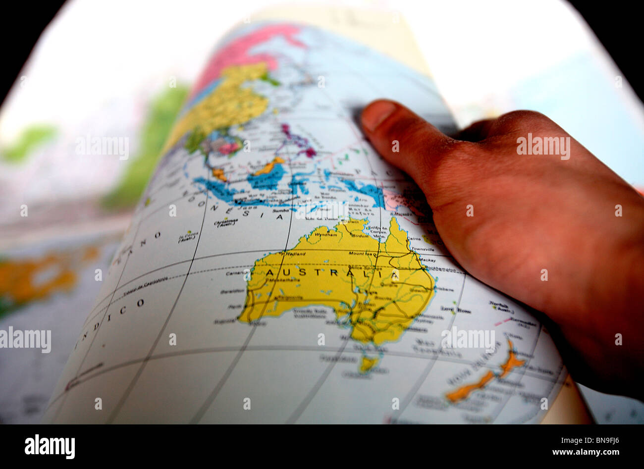 Continente oceanía mapa hi-res stock photography and images - Alamy