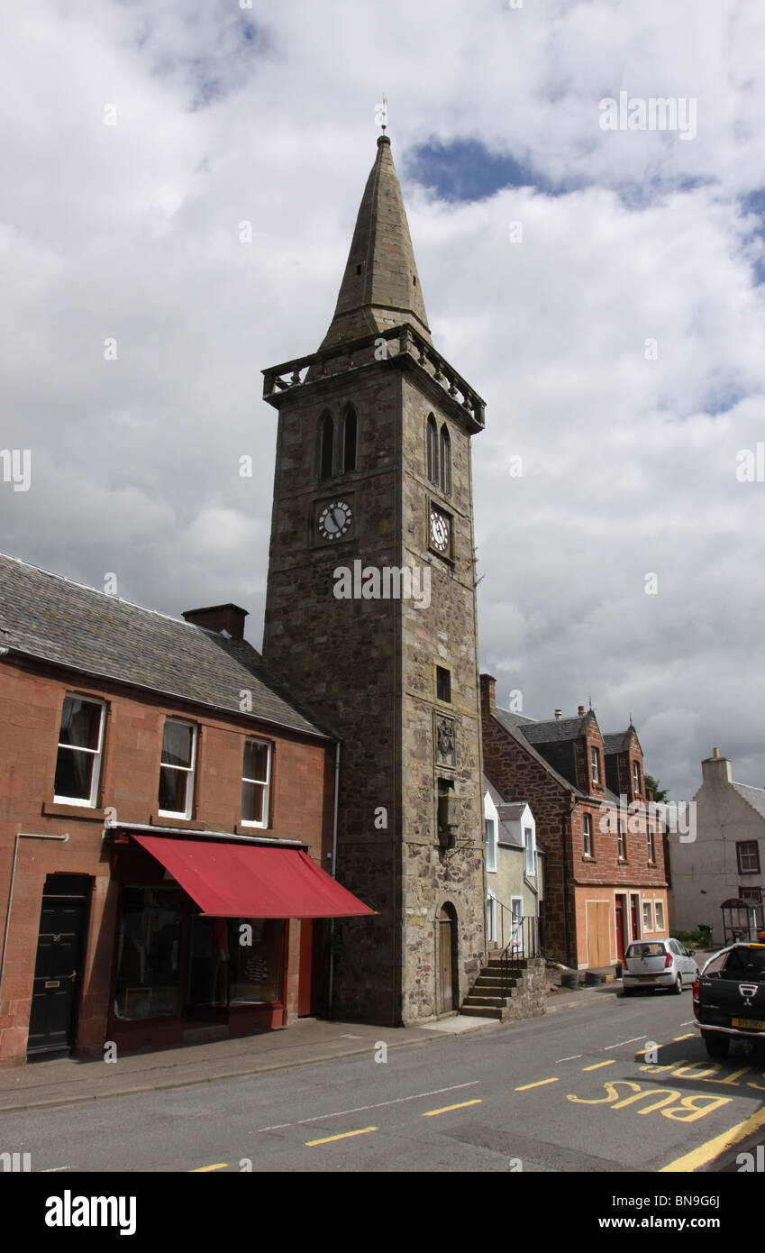 Town hall steeple strathmiglo scotland hi-res stock photography and ...
