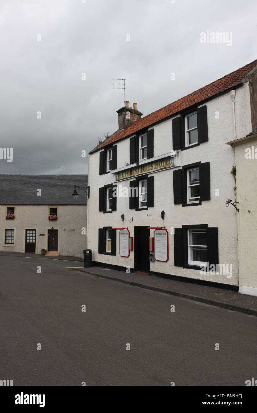 exterior of hotel Auchtermuchty Scotland July 2010 Stock Photo - Alamy