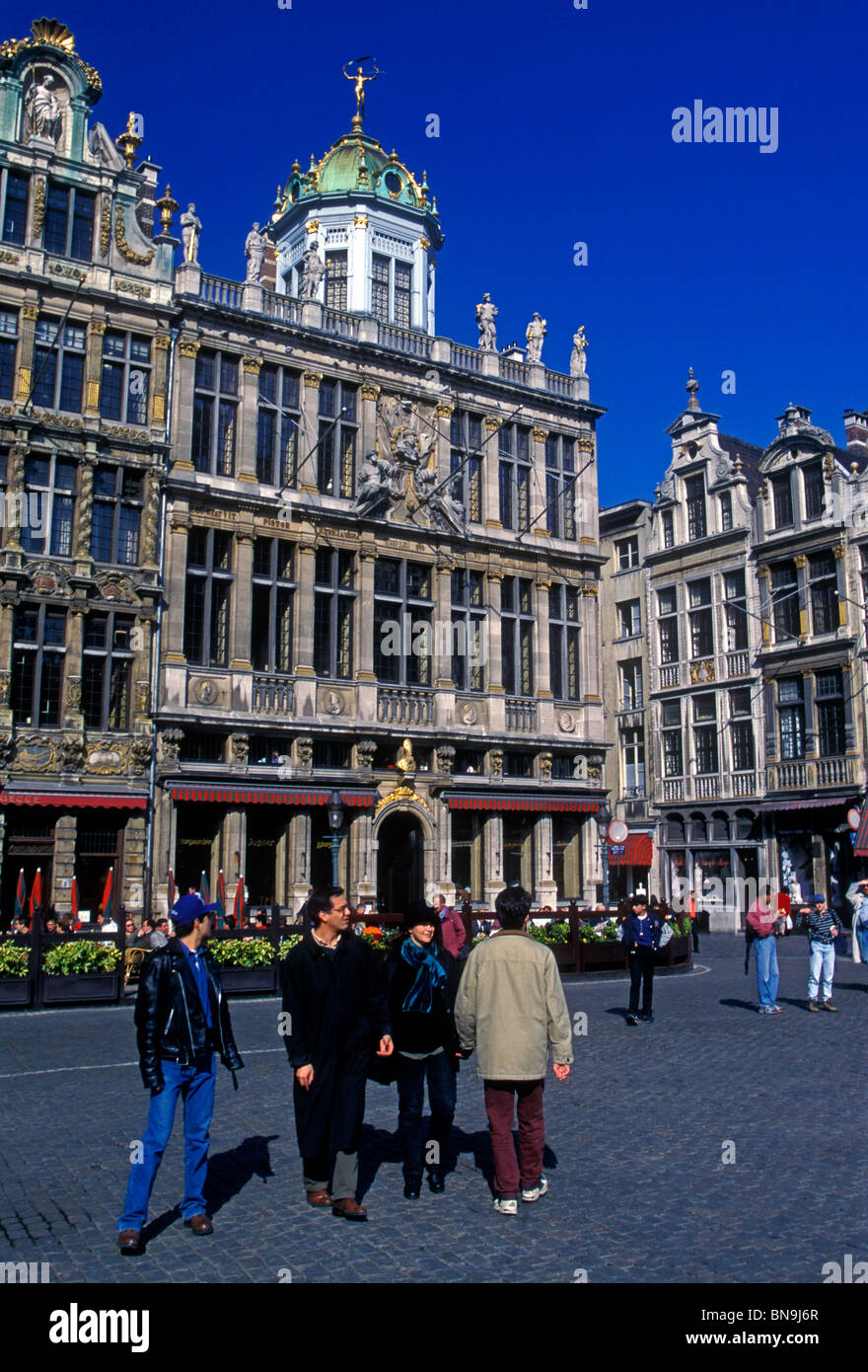 Belgians, Belgian people, tourists, Guild Houses, GrandPlace, Grand ...