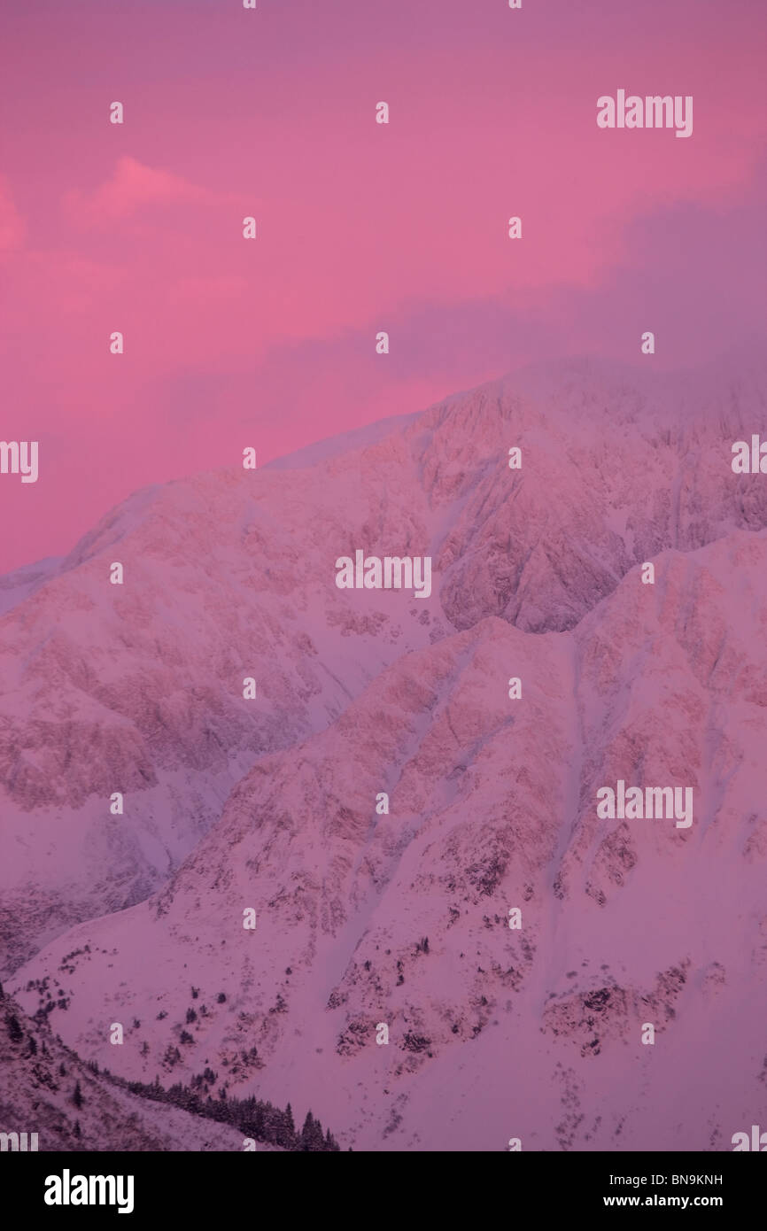 Resurrection Peak, Chugach National Forest, Seward, Alaska Stock Photo ...