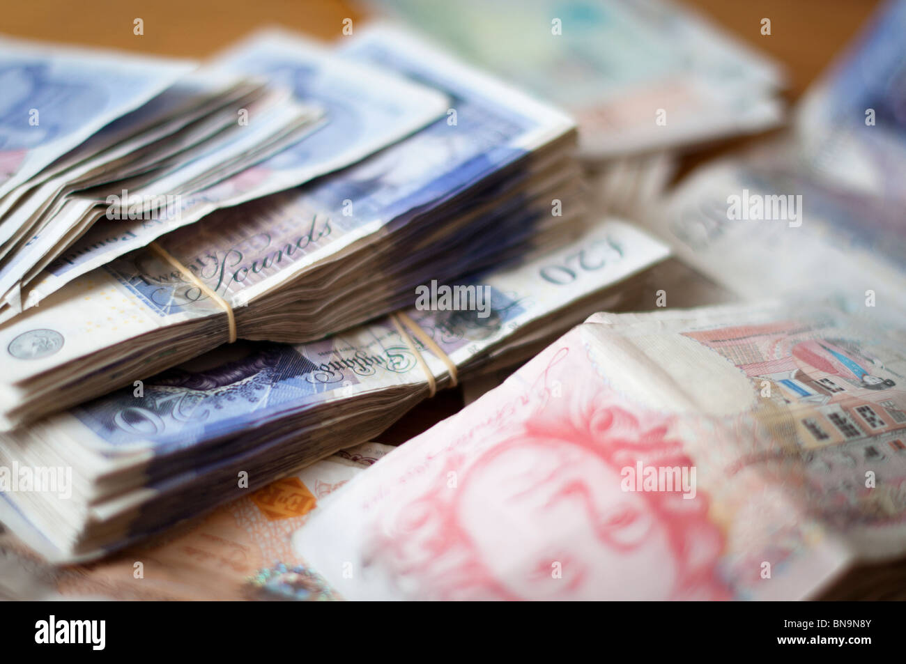 Banknotes cash money pounds pound hi-res stock photography and images ...