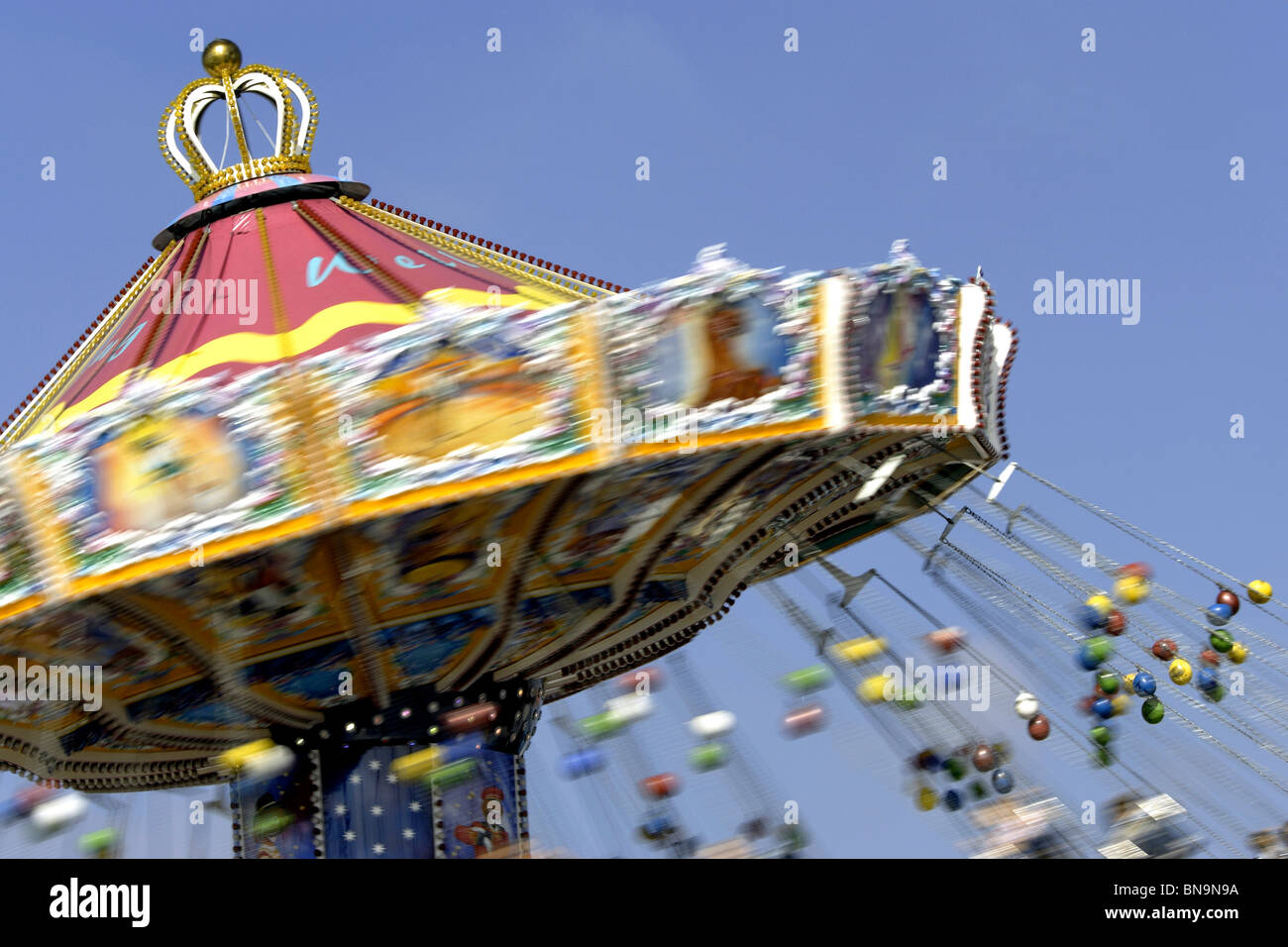 Funfair ride oktoberfest munich germany hi-res stock photography and ...