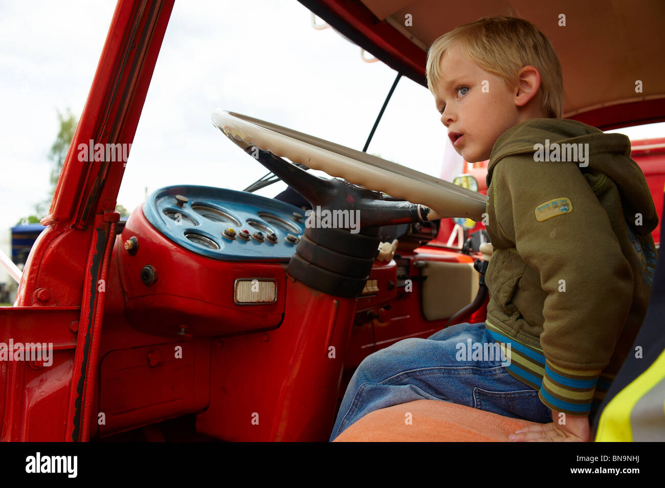 Boy boys kids children fireman hi-res stock photography and images - Alamy