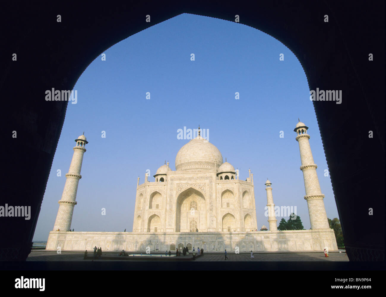 India, Agra, The Taj Mahal, built in 1631-48 by Mughal Emperor Shah ...