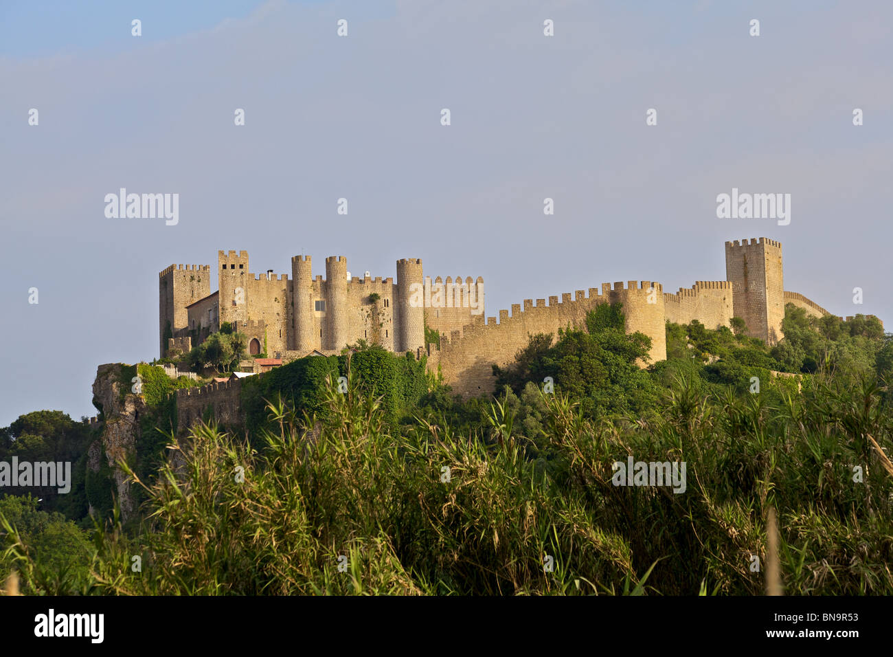 Medieval Castle of Obidos Stock Photo - Alamy