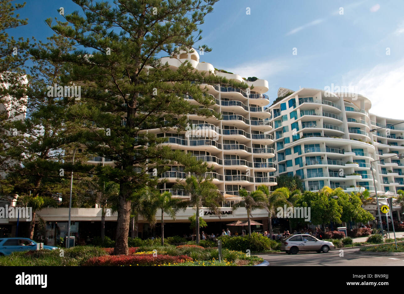 The Esplanade at Mooloolaba on the Sunshine Coast, Queensland ...
