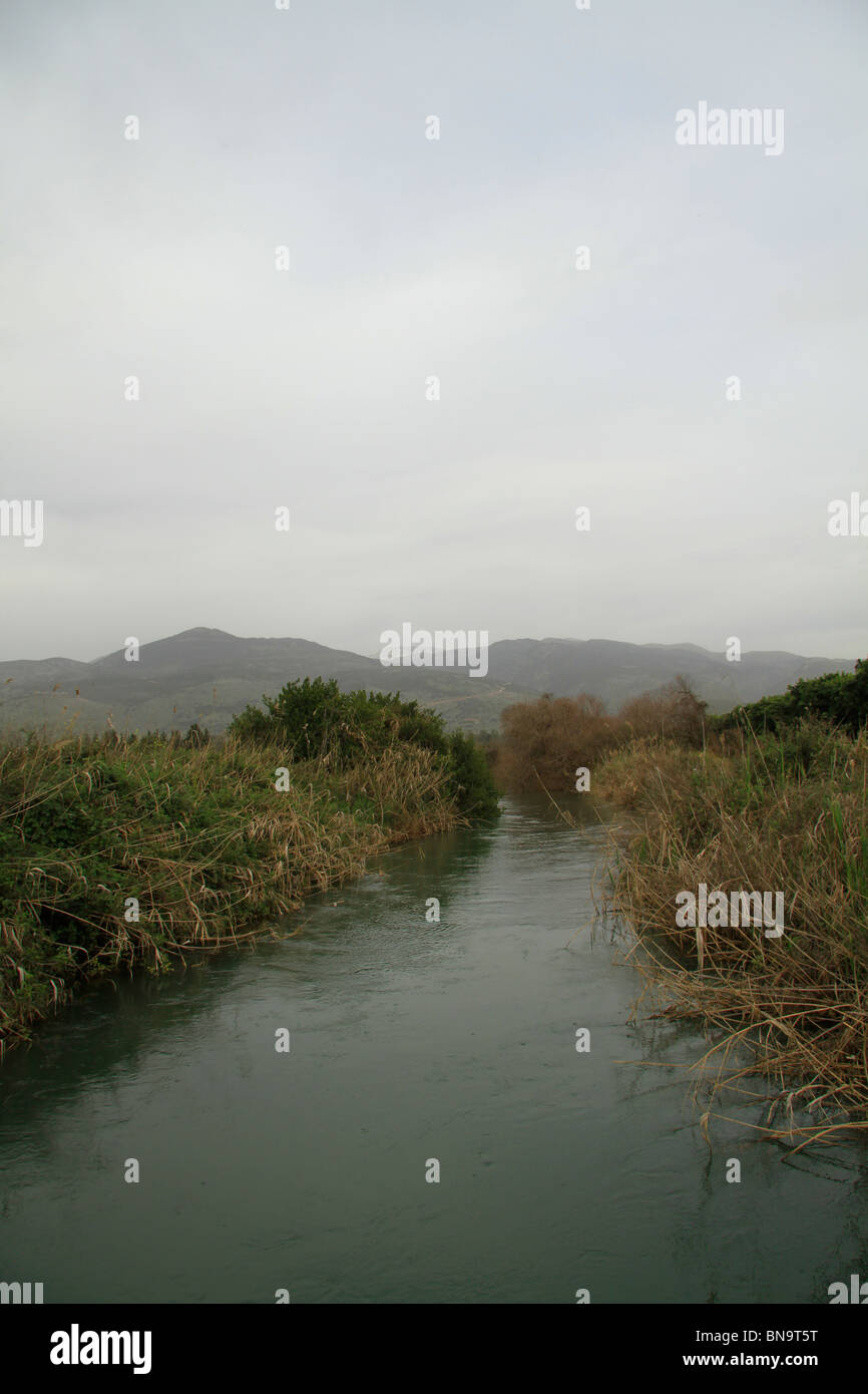 Israel, Upper Galilee, Dan stream, a source of the Jordan river Stock ...