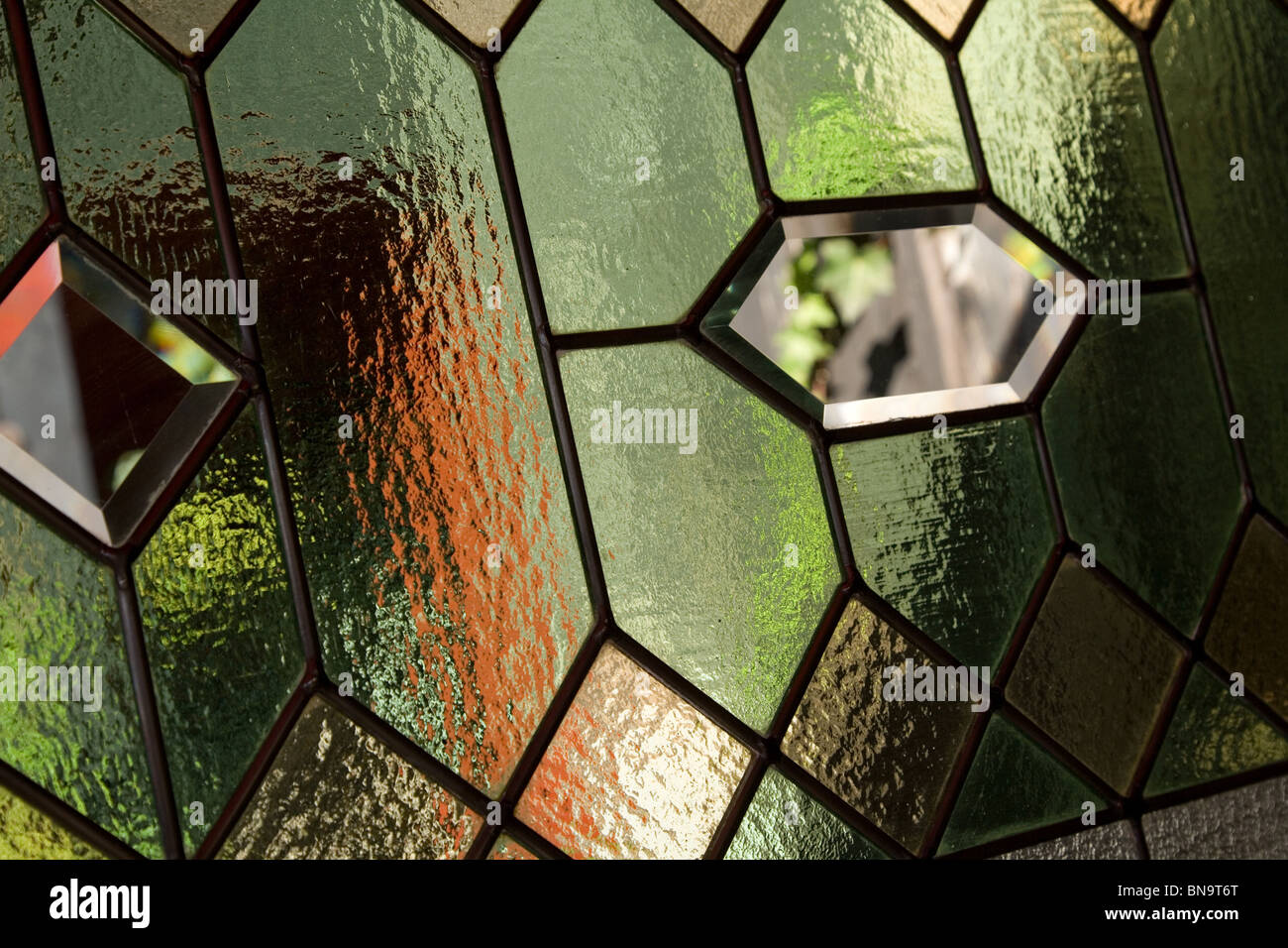 Stained Glass Window close up Stock Photo - Alamy