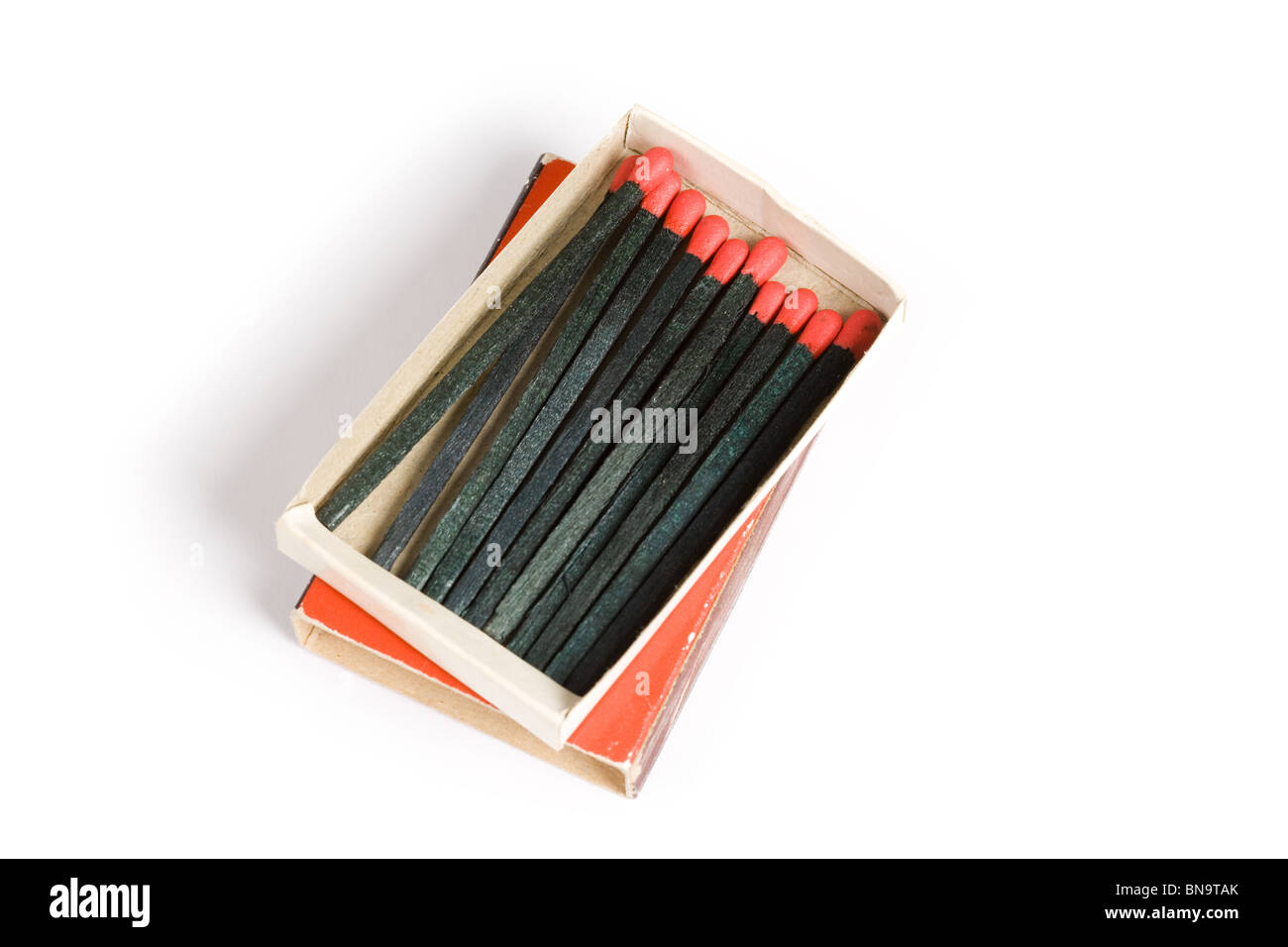 Black Match with white background Stock Photo - Alamy