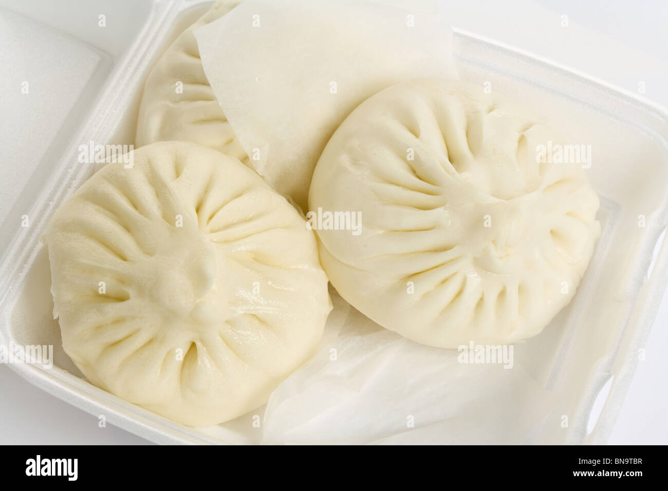 a Chinese steamed bun, BaoZi Stock Photo - Alamy