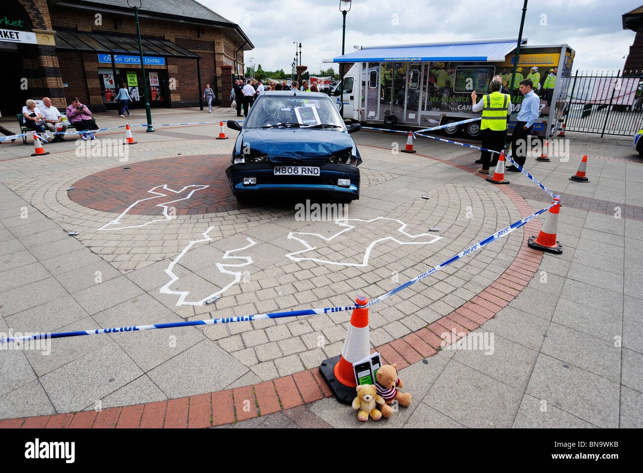 Road Safety Training public demonstration aimed to deter people from ...