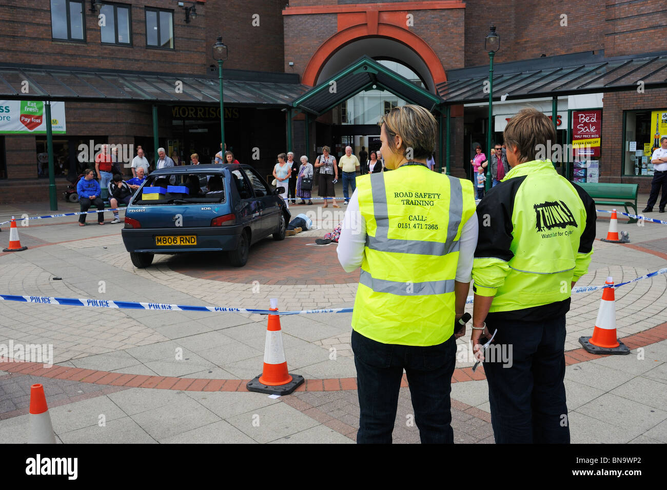 Road Safety Training public demonstration aimed to deter people from ...