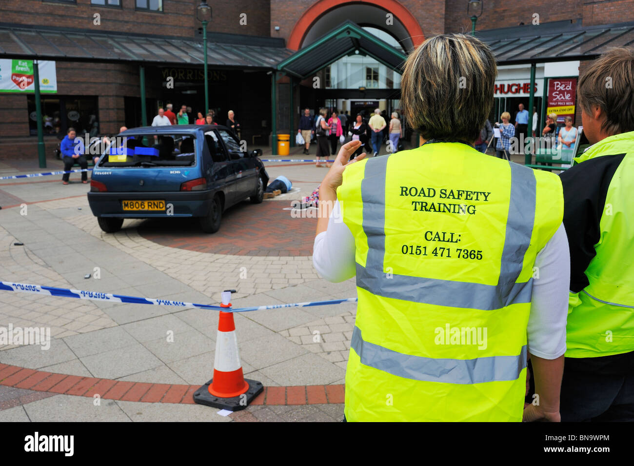 Road Safety Training public demonstration aimed to deter people from ...