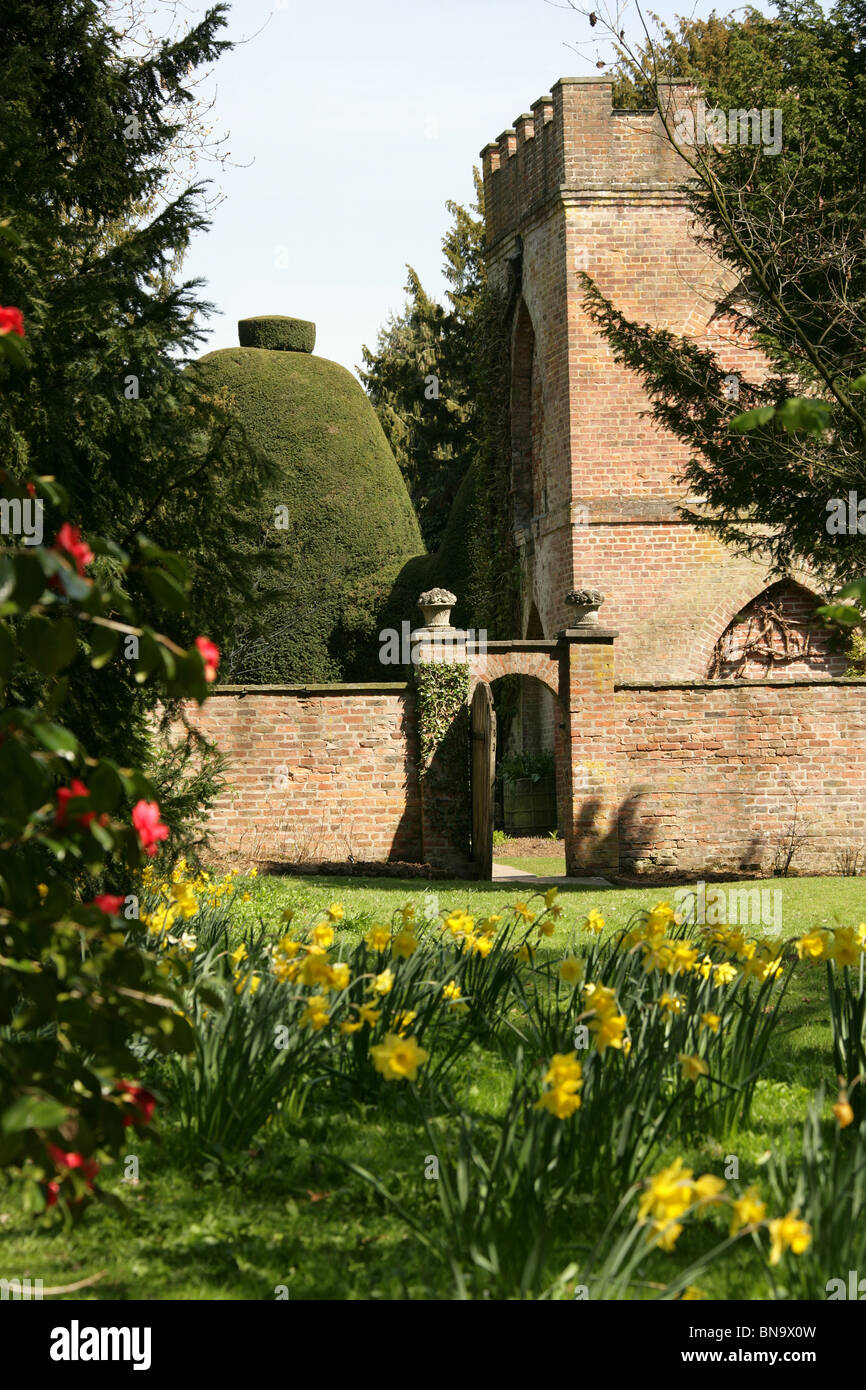 Estate of Tatton Park, England. Picturesque spring view of Tatton ...
