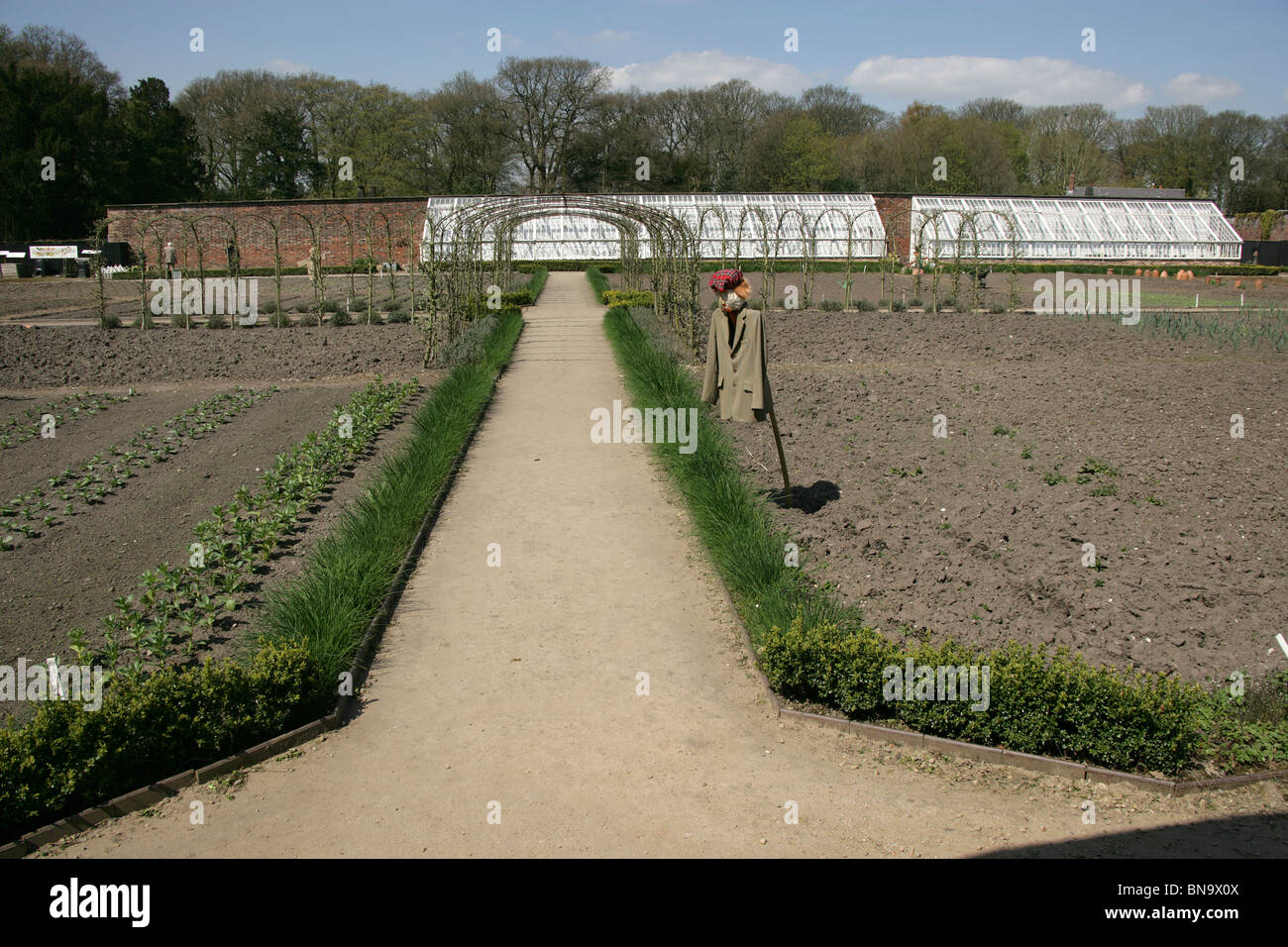 Estate of Tatton Park, England. Early spring view of Tatton Park ...
