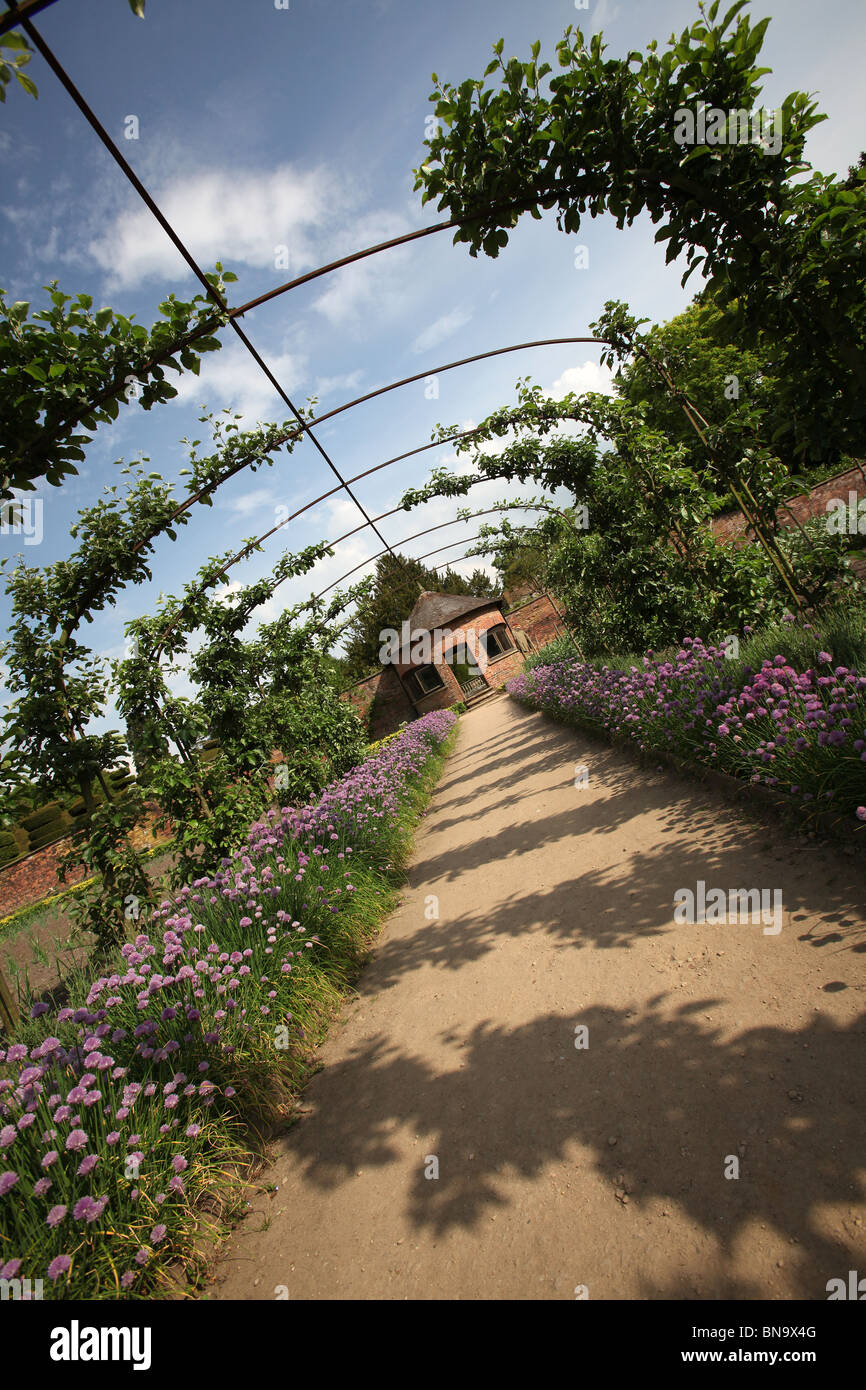 Estate of Tatton Park, England. Spring view of Tatton Park Vegetable ...