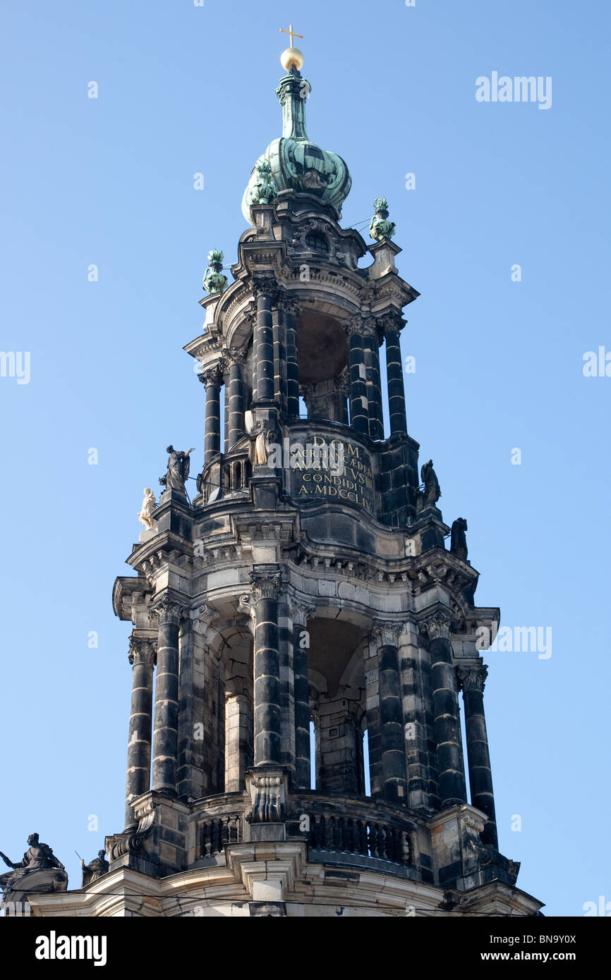 The Katholische Hofkirche, the Roman Catholic cathedral in Dresden ...