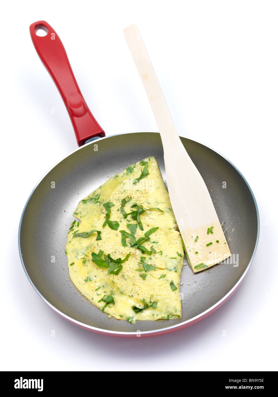 A freshly cooked omelet Stock Photo - Alamy