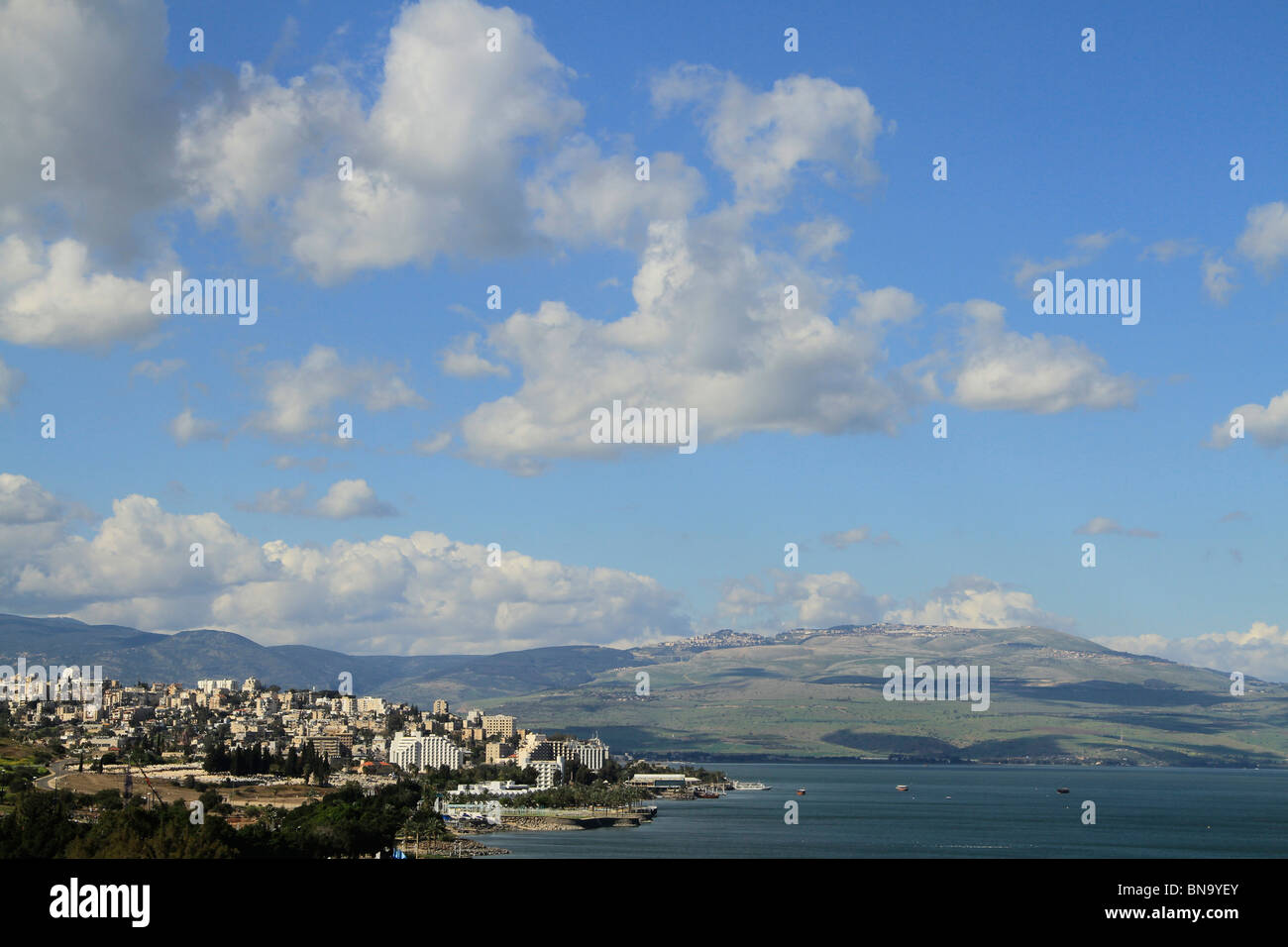 Israel, Tiberias by the Sea of Galilee Stock Photo - Alamy