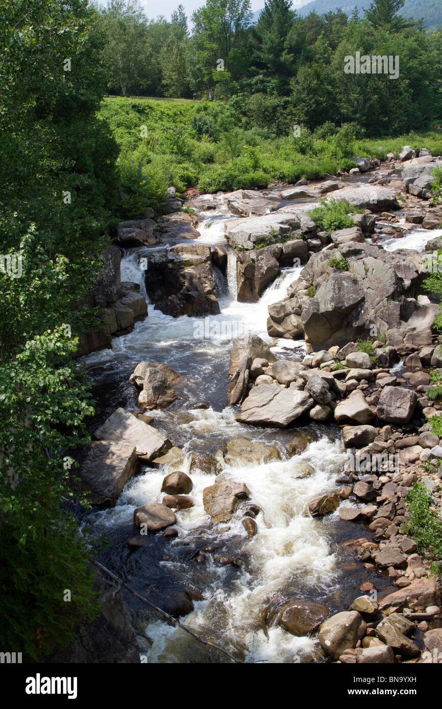 Ausable River flume scene Stock Photo - Alamy