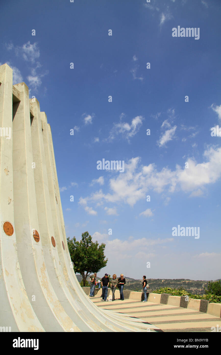 Israel, Kennedy Memorial in Jerusalem mountains Stock Photo - Alamy