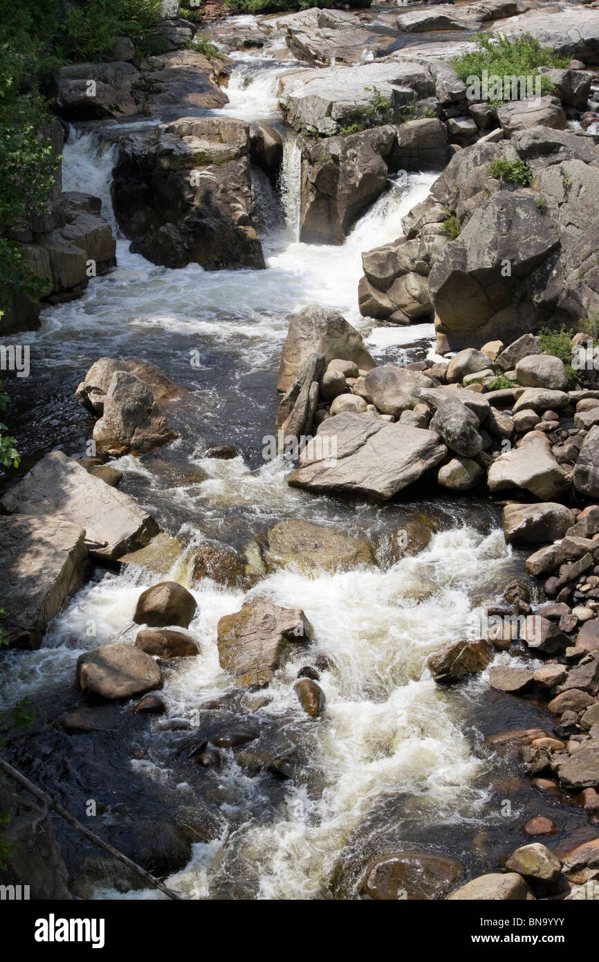 Ausable River flume scene Stock Photo - Alamy