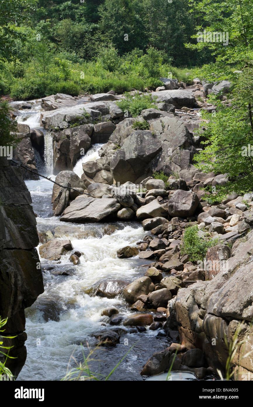 Ausable River flume scene Stock Photo - Alamy