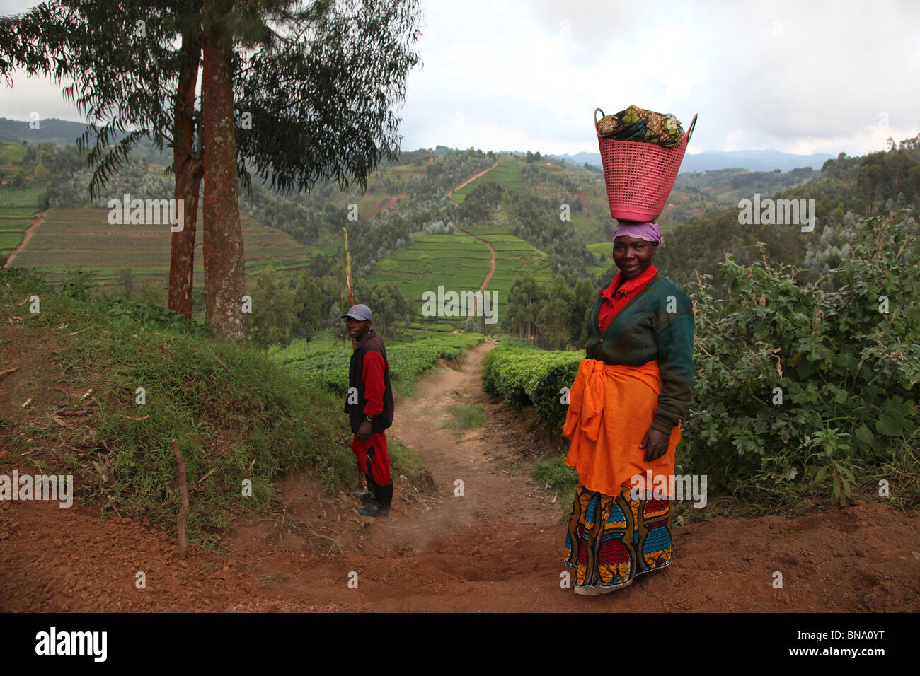 african woman in rural area Stock Photo - Alamy