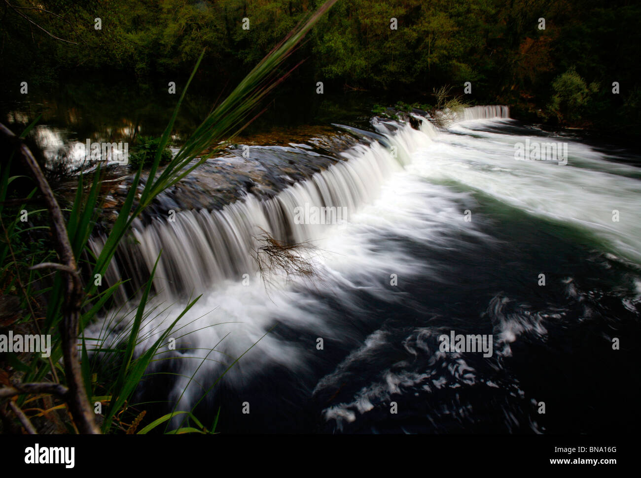Waterfall at Alva River Stock Photo - Alamy