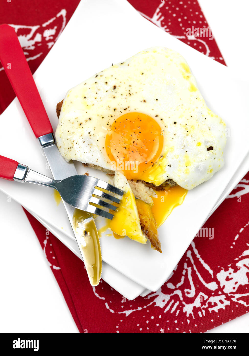 A fried egg Stock Photo - Alamy