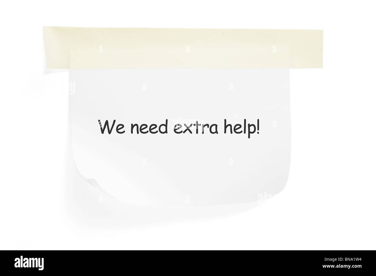 Notice adhesive Cut Out Stock Images & Pictures - Alamy