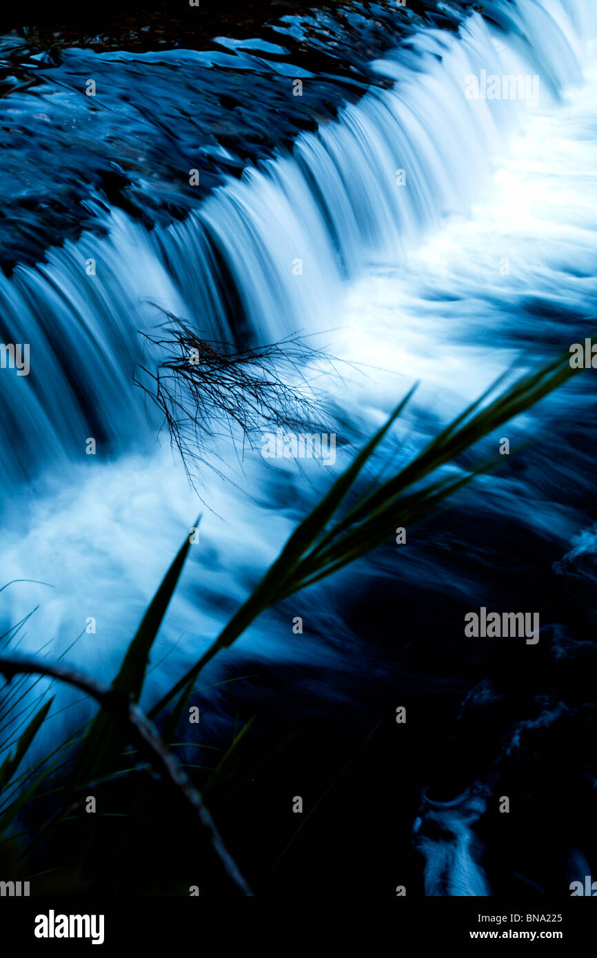 Waterfall at Alva River Stock Photo - Alamy