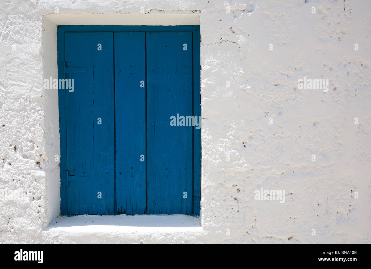 Blue Door "Greek Blue" Cyprus Stock Photo - Alamy