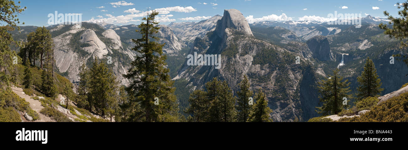 A view from Glacier Point in Yosemite National Park Stock Photo - Alamy