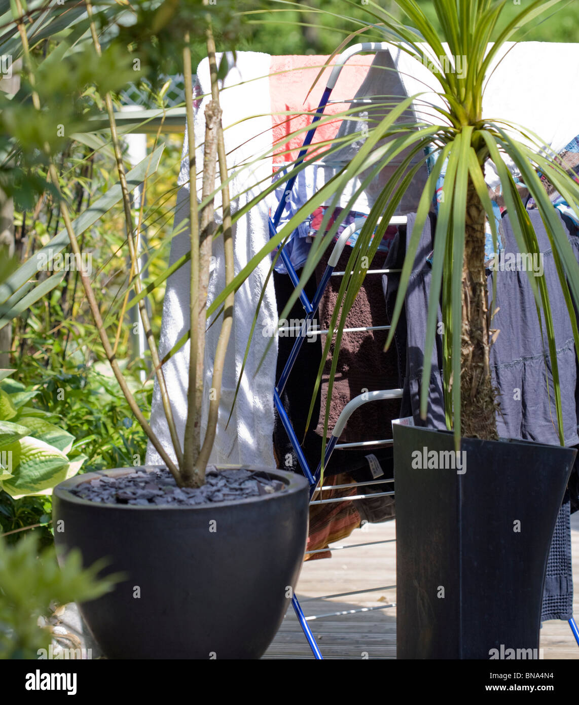 absrtract image of washing drying outdoors Stock Photo - Alamy