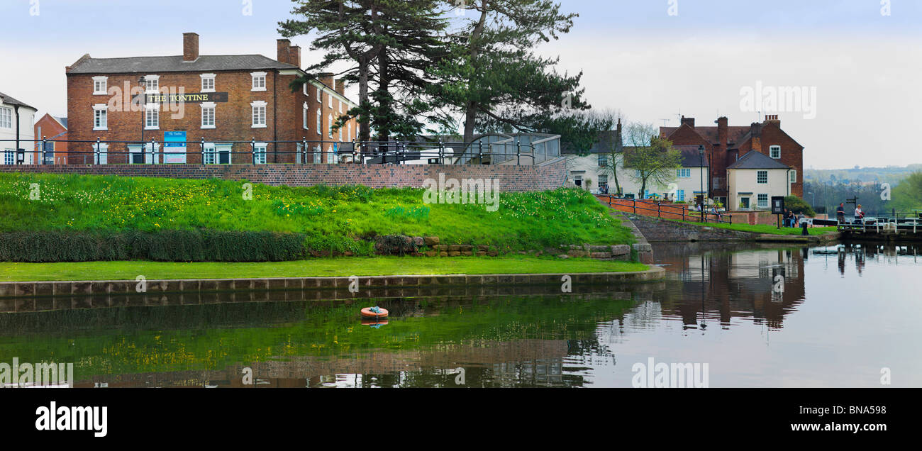 england midlands worcestershire STOURPORT canal basins junction of the ...