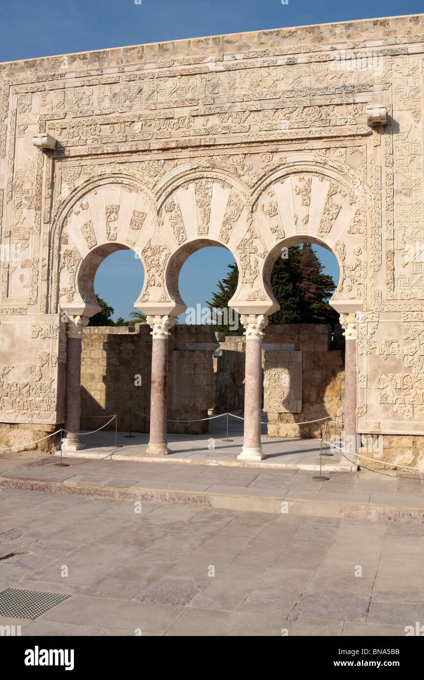 The Madinat al Zahra archeological site of a moorish medieval city on ...