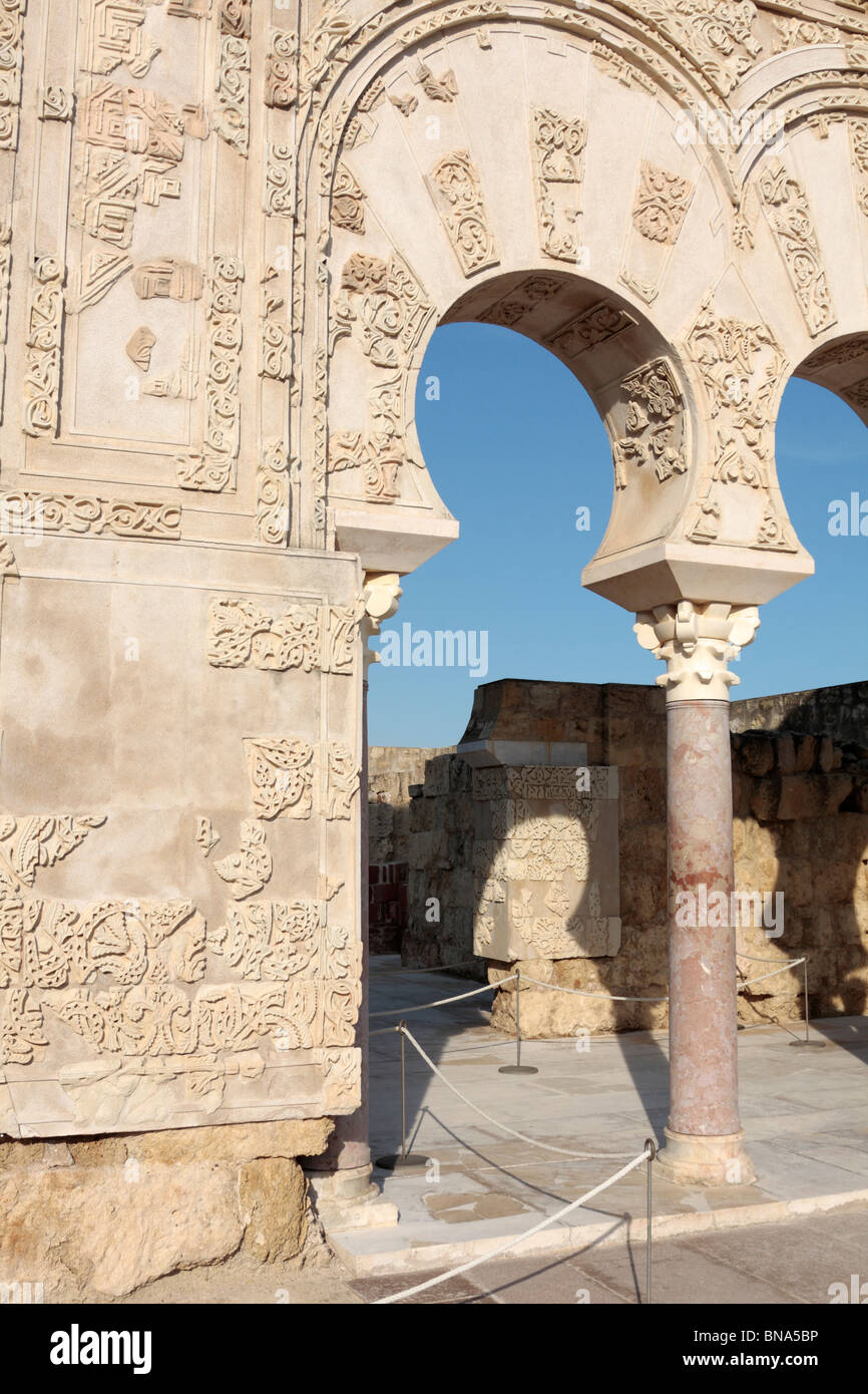The Madinat al Zahra archeological site of a moorish medieval city on ...