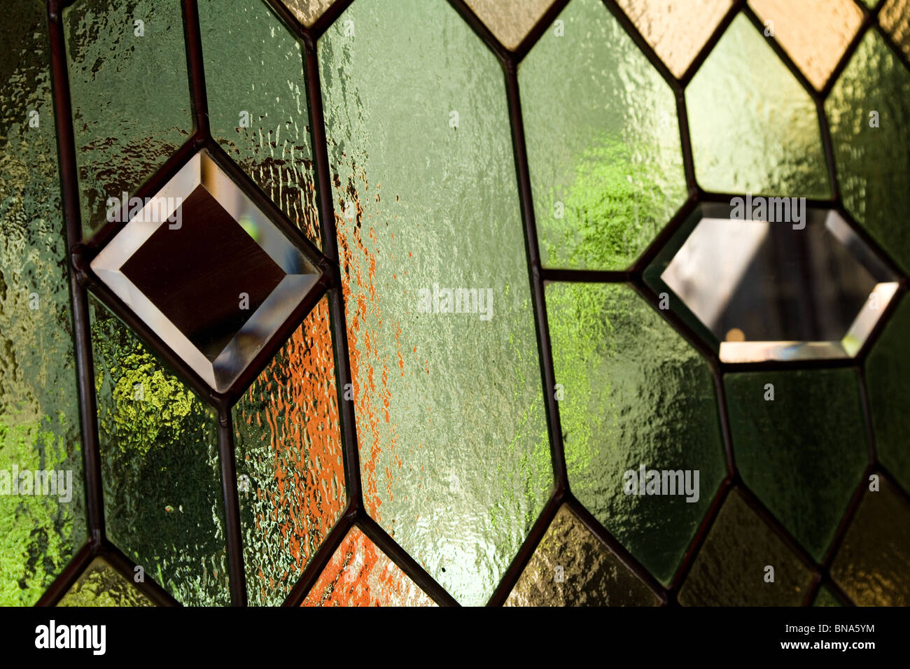 Stained Glass Window close up Stock Photo - Alamy