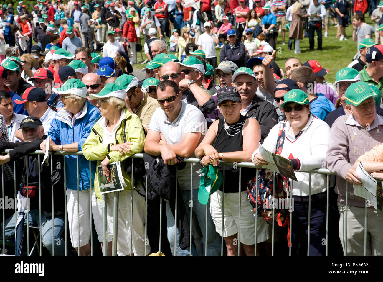 Large Crowds at JP McManus Golf TOurnament Adare, Ireland July 2010 ...