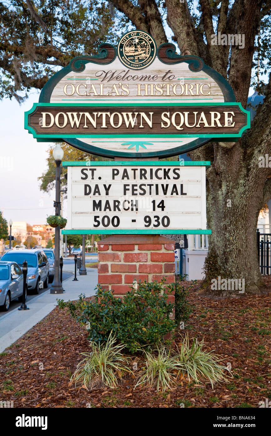 Downtown square in ocala florida hi-res stock photography and images ...